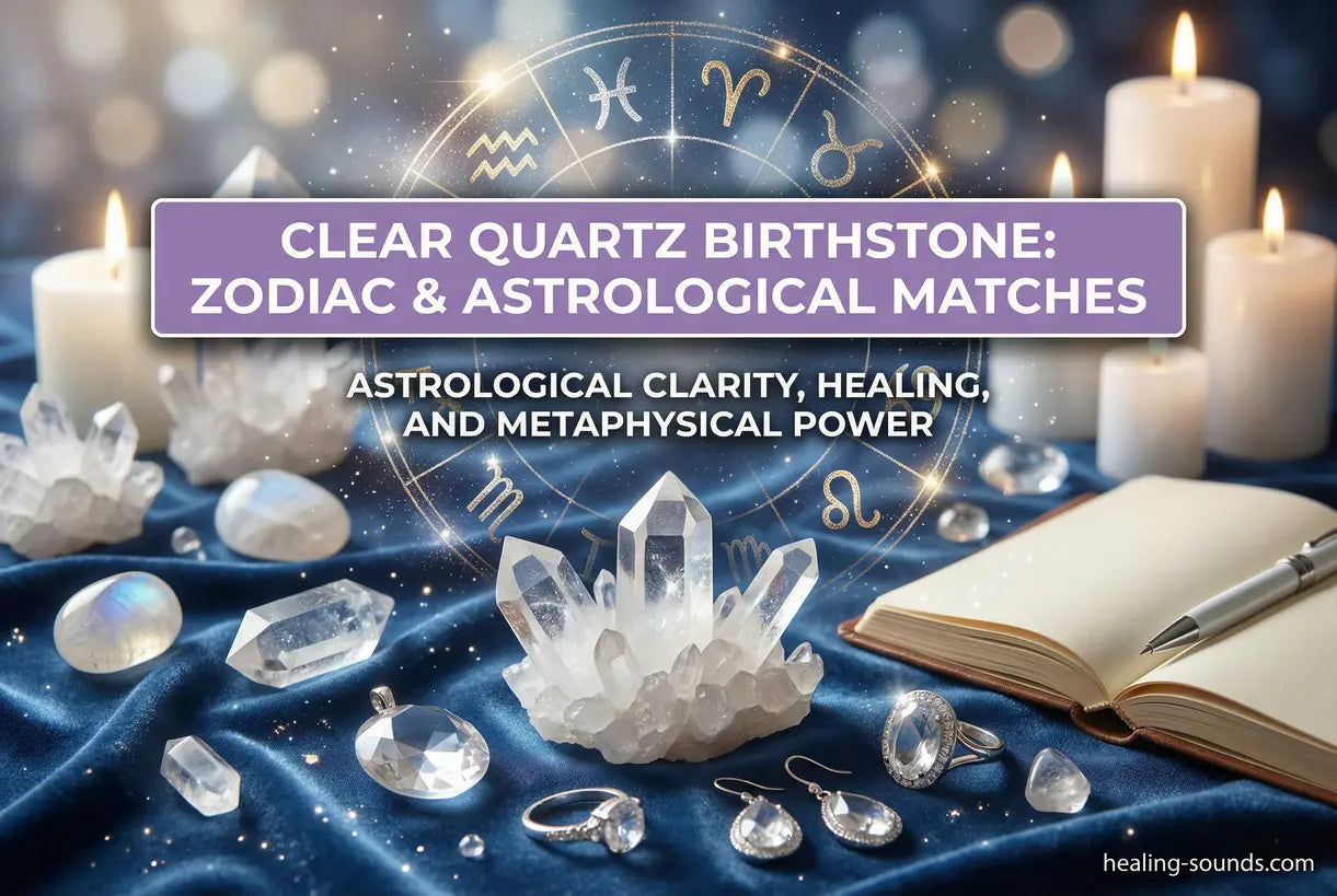 Clear Quartz Birthstone Zodiac Guide: Meanings & Jewelry Picks