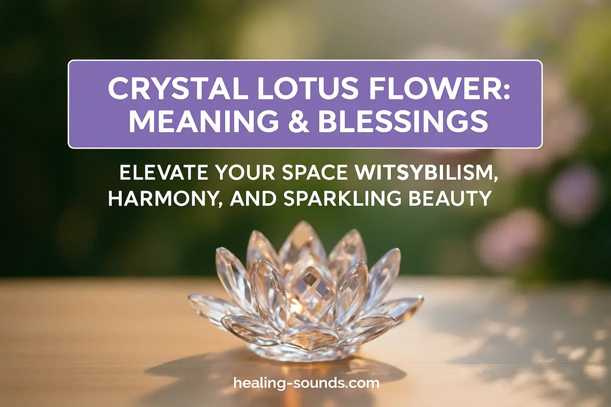 Kristalllotusblume: Bedeutung, Vorteile und Feng-Shui-Dekor