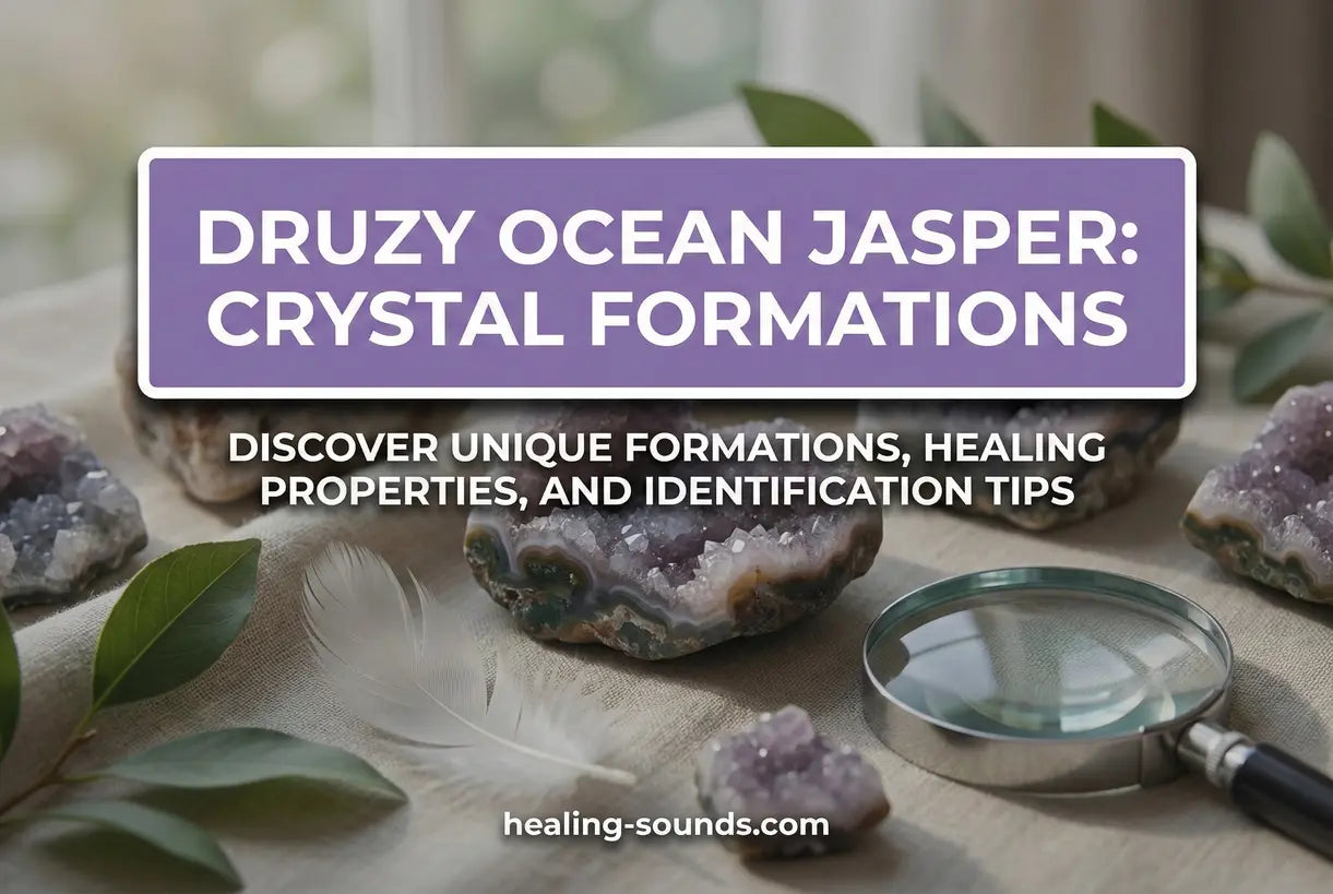 Druzy Ocean Jasper: Unique Crystal Formations & Healing