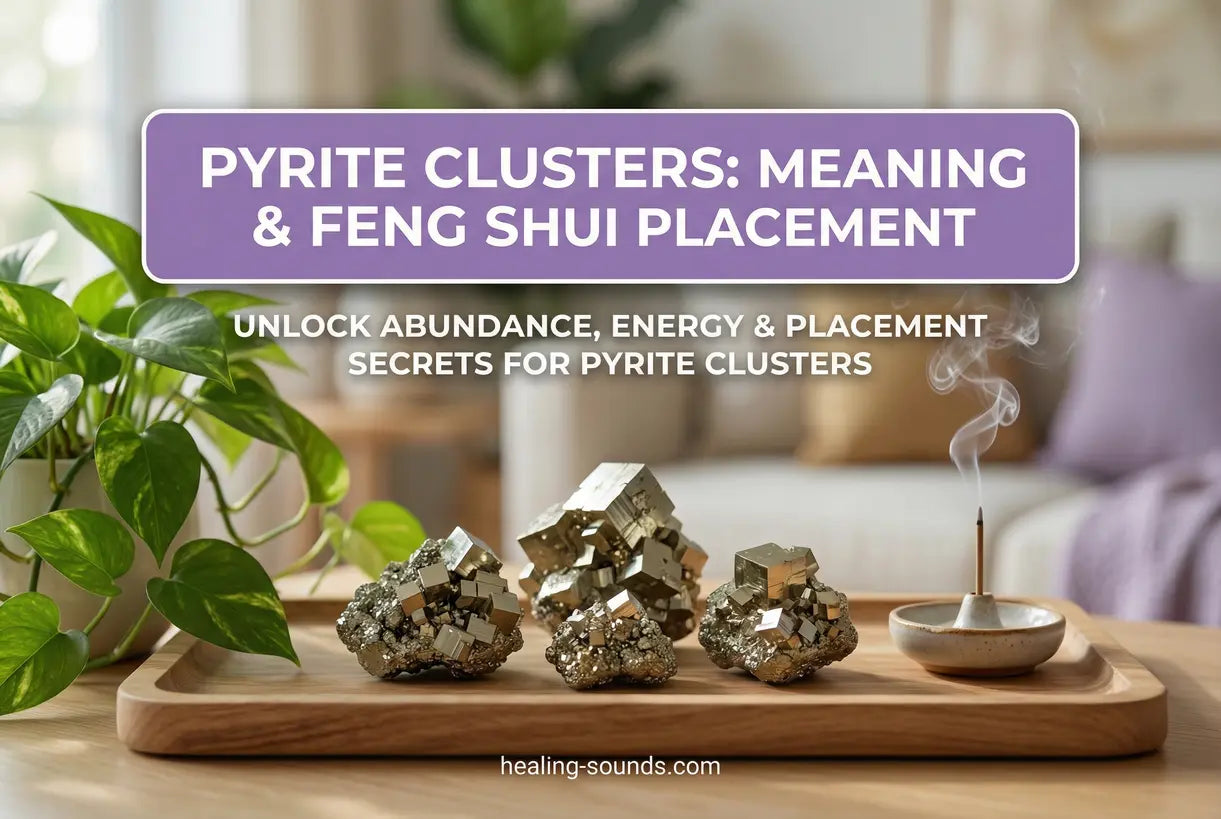 Pyrite Cluster Meaning & Feng Shui Placement Guide