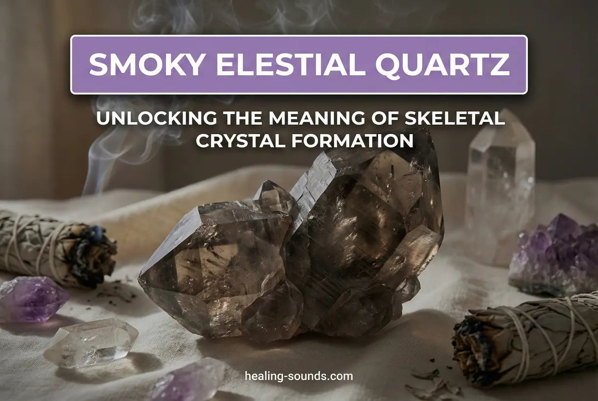 Smoky Elestial Quartz Meaning & Healing | Skeletal Crystal Guide