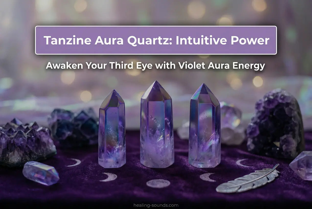 Tanzine Aura Quartz: Third Eye & Intuition Healing Guide